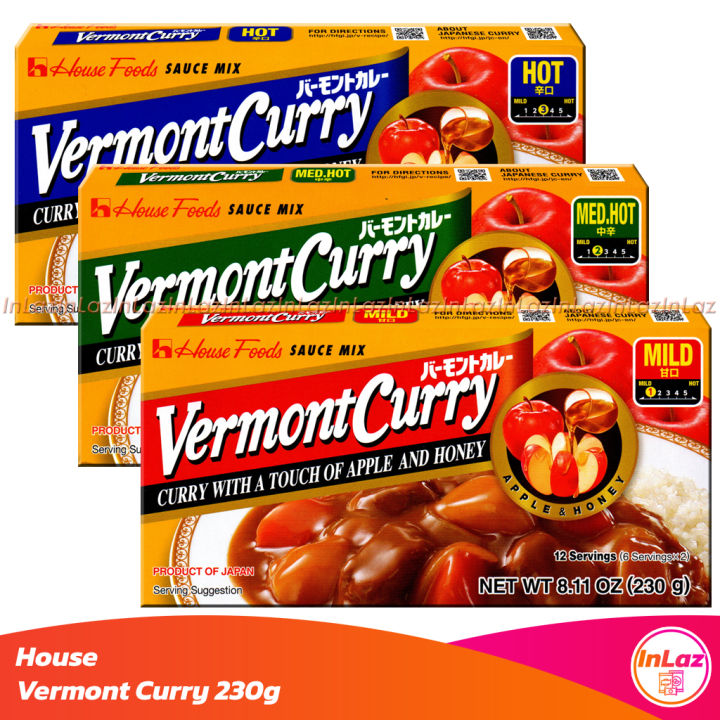 House Food Vermont Curry 230g Japan Made Japanese Kari | Lazada