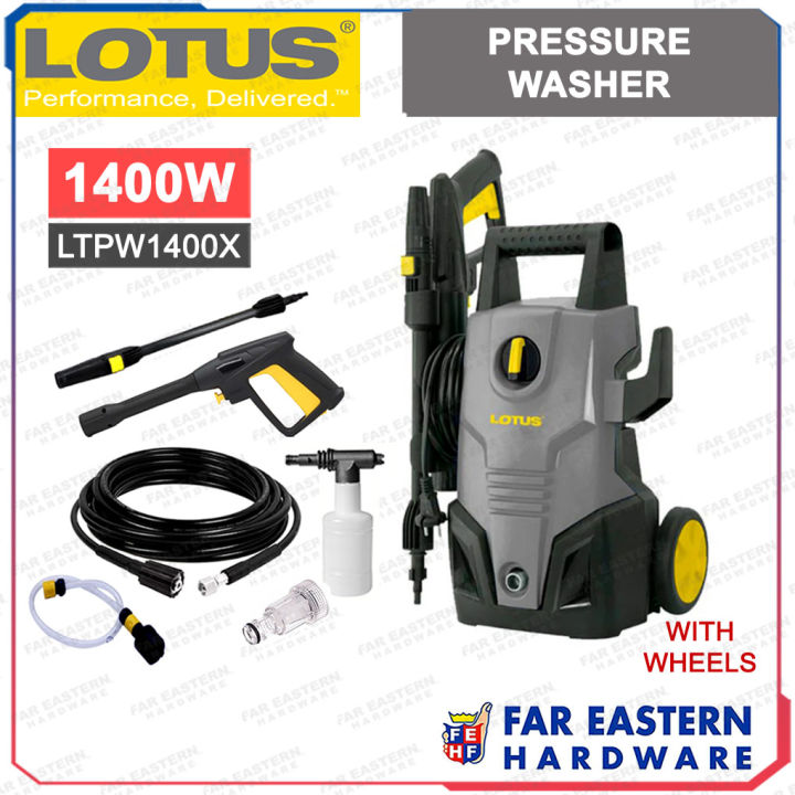 LOTUS Pressure Washer 1400W LTPW1400X / LTPW140CX / X2-100SE Water ...