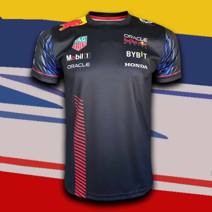 เสื้อยืดคอกลม F1T-Shirt Redbull Racing เสื้อยืดฟอร์มูล่าวัน ทีม เรดบูล ...