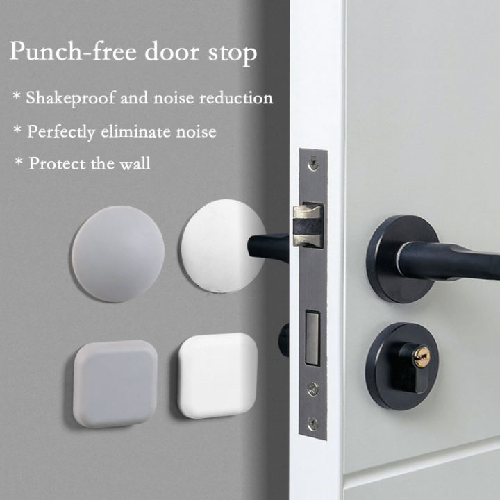 Door Stopper Doorknob Silicone Fender Lock Protective Pad Door Crash ...