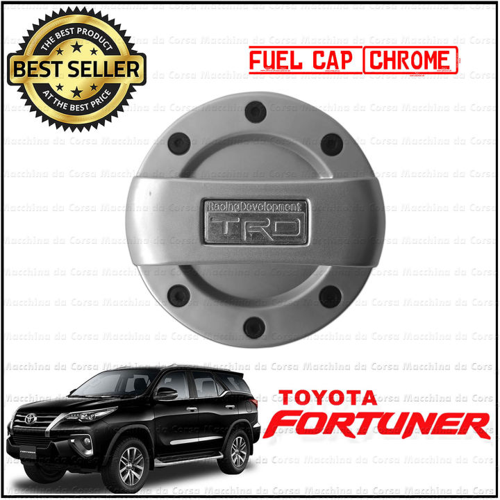 Toyota Fortuner 2016-2021 TRD Fuel Cap (Silver) | Lazada PH