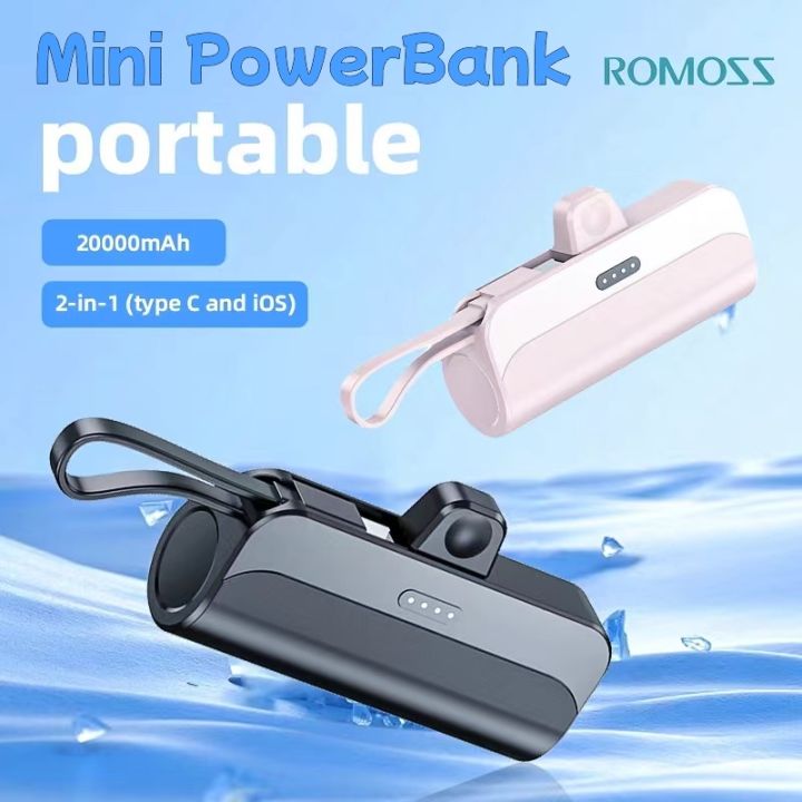 Mini Power bank 20000mAh 2 in 1 Small Portable Power Bank Fast Charging ...