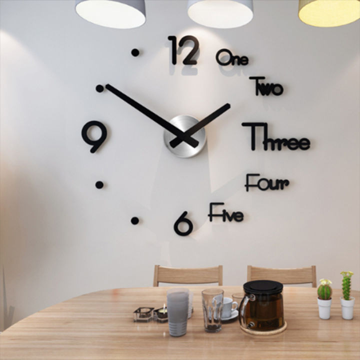 【canglex】นาฬิกาติดผนัง 3d นาฬิกาเข็ม นาฬิกาแต่งห้อง Diy 3d Clock นาฬิกา