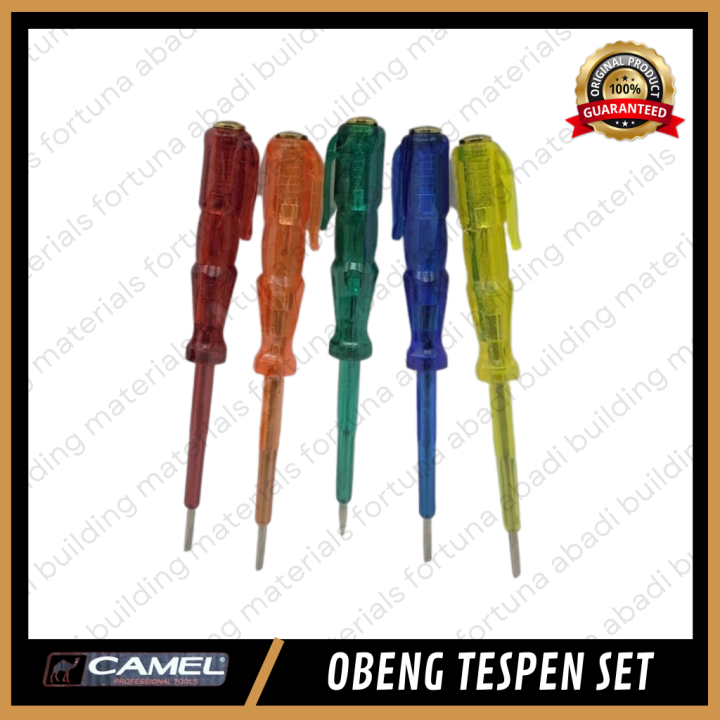 Obeng Tespen Set 5 pcs Camel Tespen Listrik | Lazada Indonesia