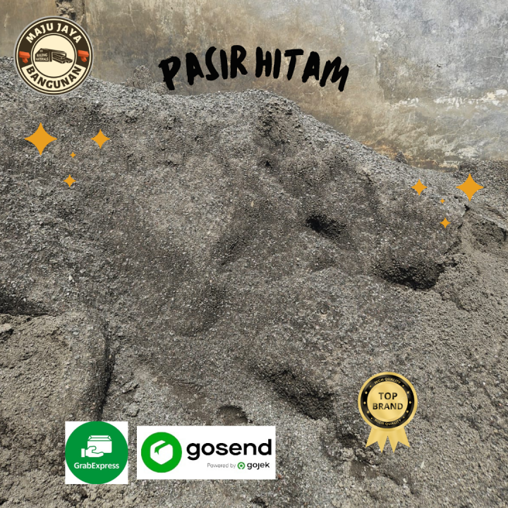 Pasir Hitam pasir Pasang Pasir cor cocok Untuk Bangun Rumah/Memperbaiki ...