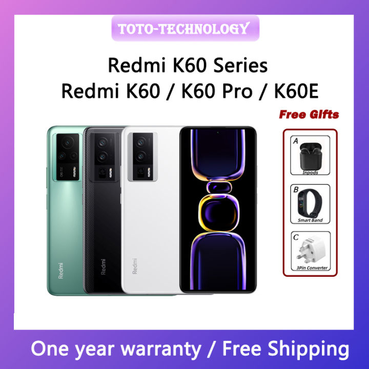 [Pre-Order]Xiaomi Redmi K60 Pro/Xiaomi Redmi K60/6.67 inches/Qualcomm SM8550 Snapdragon 8 Gen 2 ...