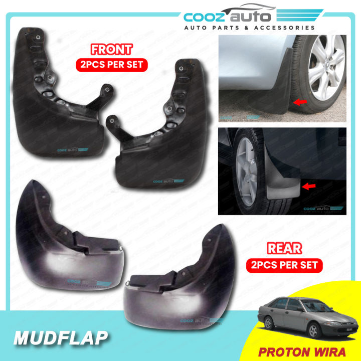 Proton Wira Sedan Wira Aeroback Front Rear MUDGUARD Mudflap Mud Blocker ...