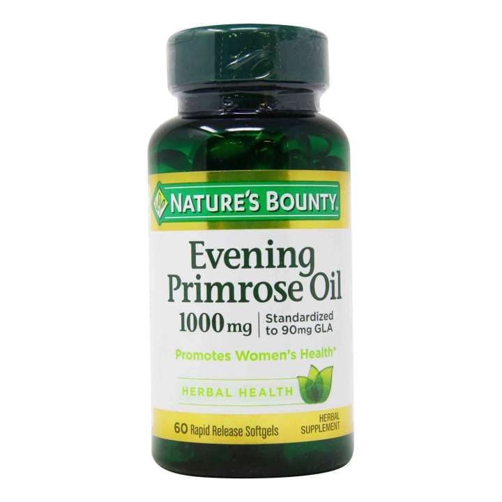 Nature's Bounty, Evening Primrose Oil, 1,000 mg, 60 Rapid Release ...