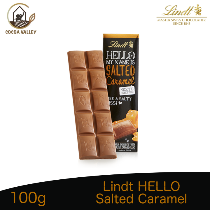 Lindt HELLO Salted Caramel Bar 100g | Lazada