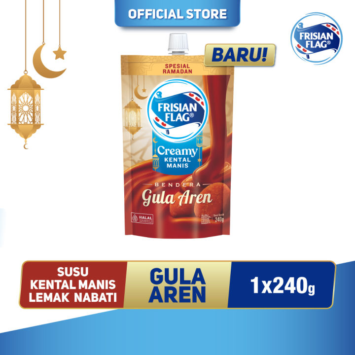 [SPESIAL RAMADAN] BARU! Frisian Flag Kental Manis Gula Aren Pouch 240gr ...