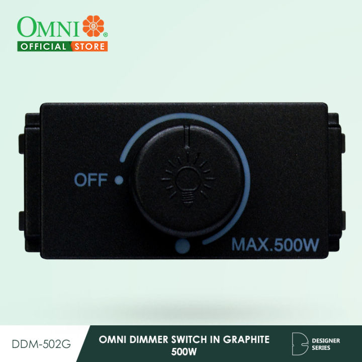 OMNI Dimmer Switch in Graphite 500W - DDM-502G | Lazada PH