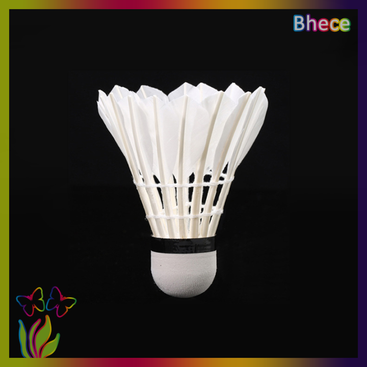 Bhece ขนห่านแบดมินตัน1ชิ้นมีความเสถียรในการมือจับที่ดีความมั่นคงไม่ง่าย ...