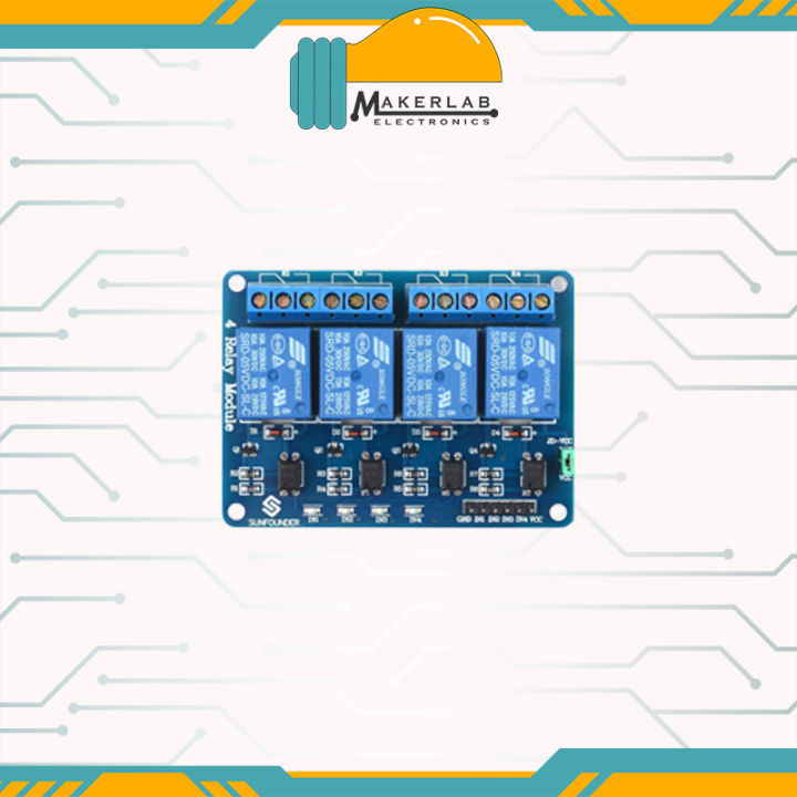 4-Channel 5V Relay Module SPDT for Arduino | Lazada PH