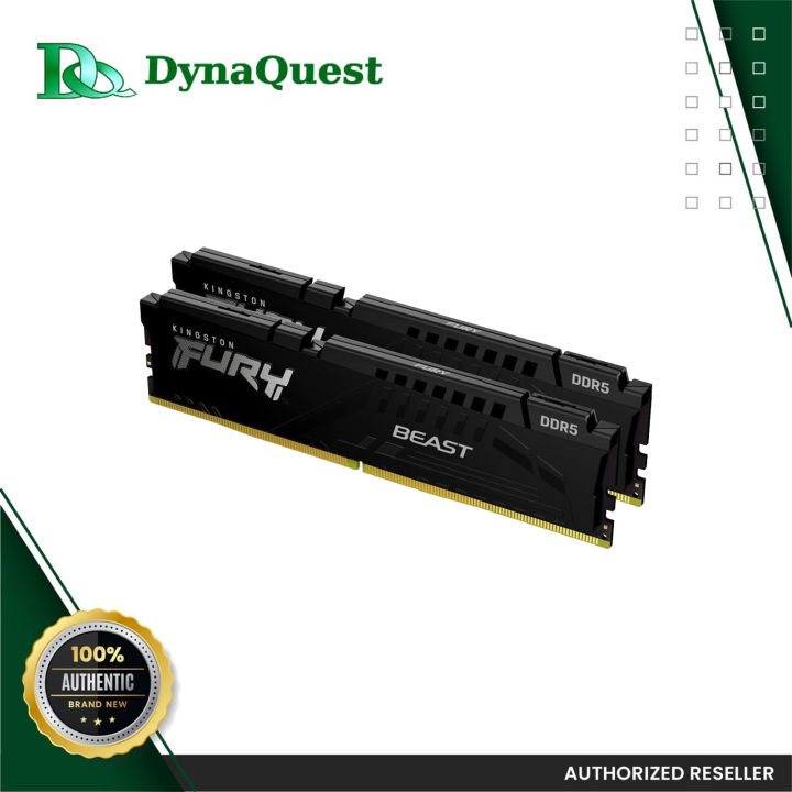 Kingston Fury Beast 64GB 2x32GB DDR5 5600 CL40 KF556C40BBK2-64 Desktop Memory | Lazada PH