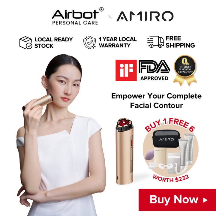 [SG Ready Stock] AMIRO R3 Turbo RF Facial Tightening Device | Microcurrent Treatment, Uplift ...