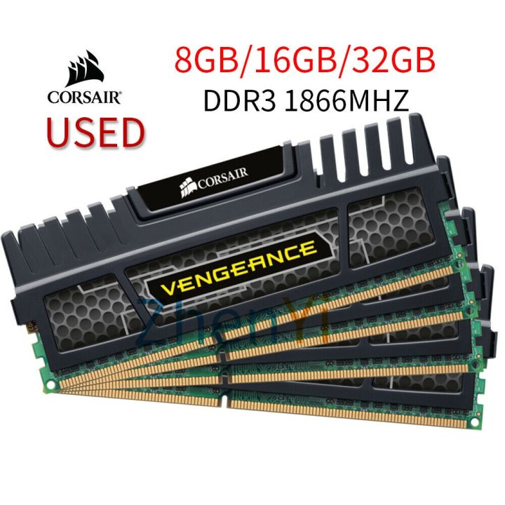 Corsair 16GB （8GB x2 ）1x 8gb DDR3 1866MHz PC3-14900 CL10 Desktop Memory ...