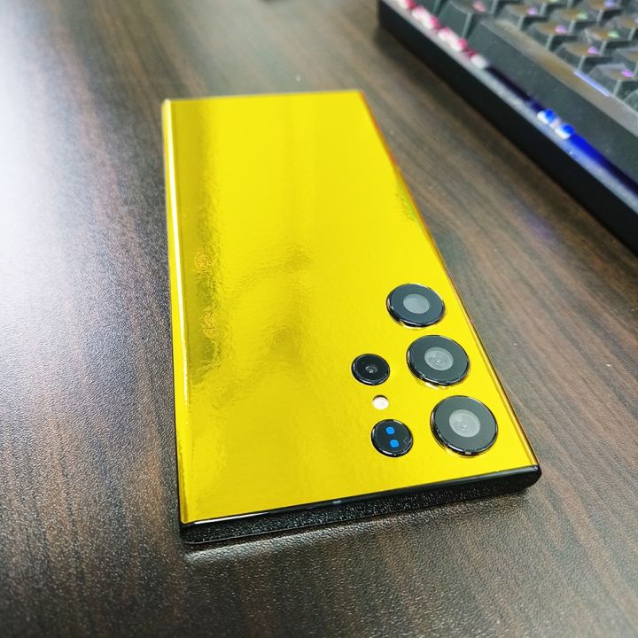 Plating Gold Skin for Samsung Galaxy S23 S22 S21 S20 S24 Ultra S10 S9 ...