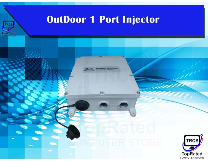 Outdoor 1 Port Gigabit PoE outdoor Injector Microsemi PD-ACDC90GO/AC 1 ...