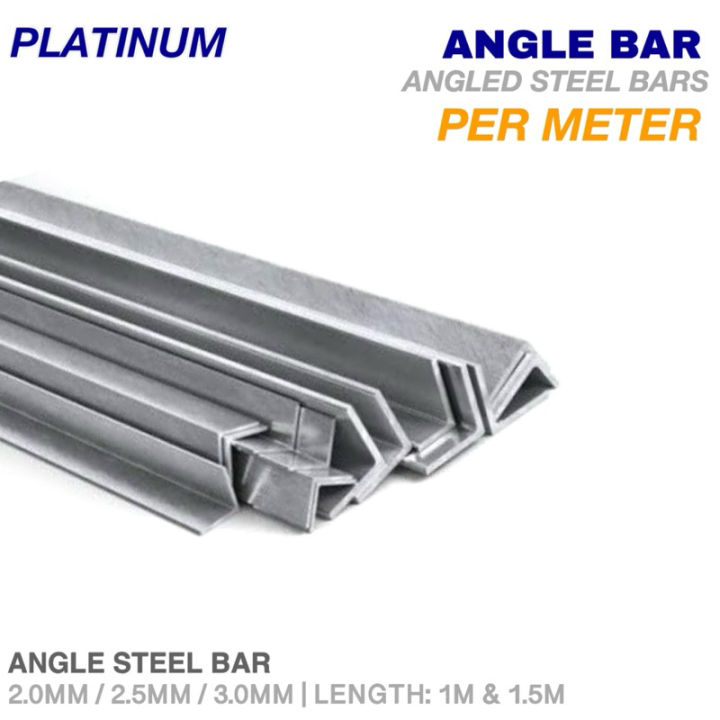 1M & 1.5M | Angle Bar | Angled Steel Bar | 2MM-3MM | Sold By 1M & 1.5M ...