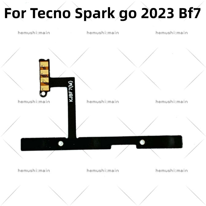 Power Volume button flex For Tecno Spark go 2023 Bf7 Switch ON OFF Key Mute Button Ribbon Flex ...