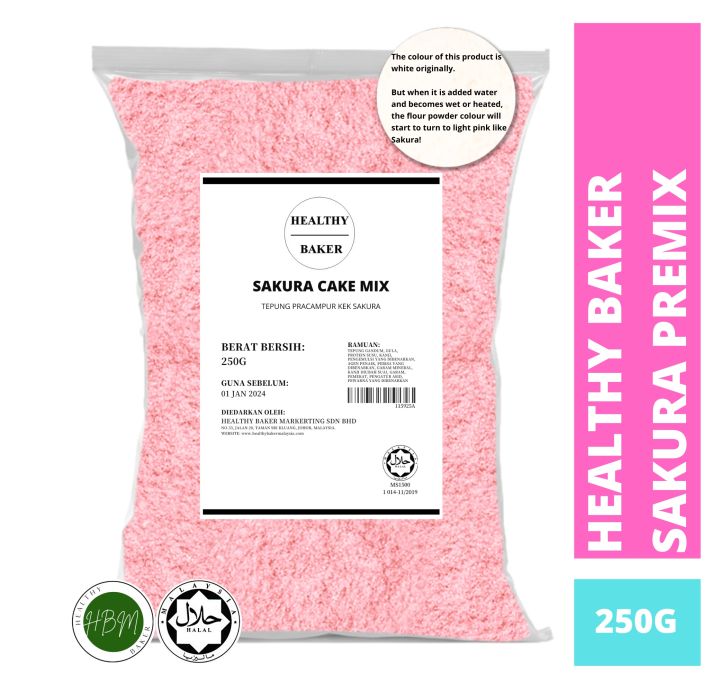 Sakura Cake Mix 250g / Cake Premix / Tepung Kek Pracampur / Campuran ...