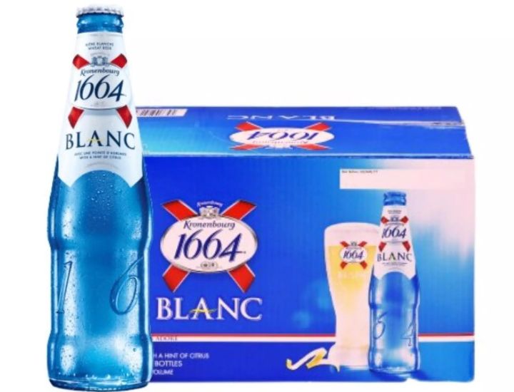 Kronenbourg 1664 Blanc 330ml x 24 bottles (BBD: Sep 2025) | Lazada Singapore
