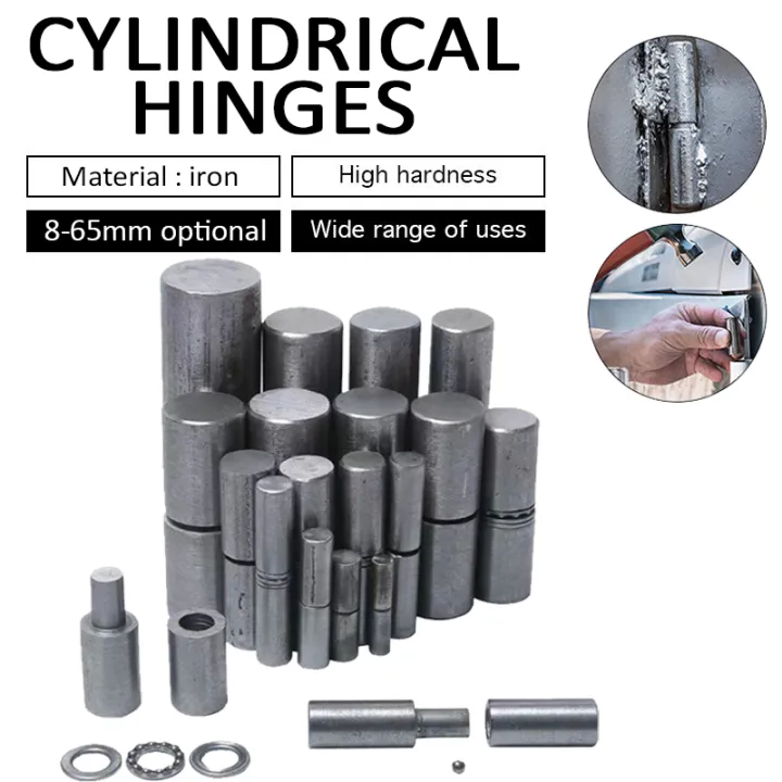 Hinge (Per piece) cylindrical hinge 3/8" to 1" Steel door hinges ...