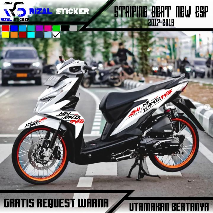 Rs Sticker Design Striping Beat New Esp Motif 12 | Lazada Indonesia