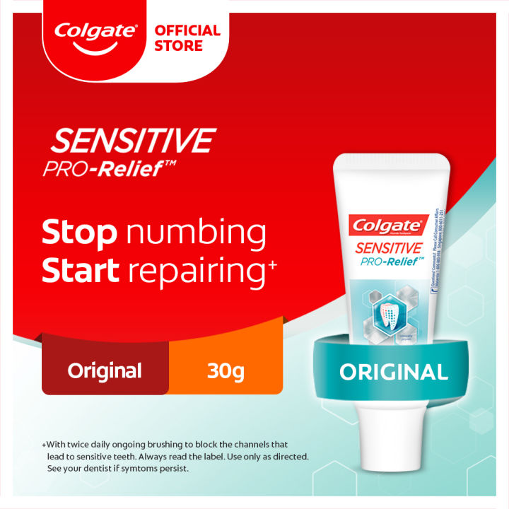 Colgate Sensitive Pro Relief Original Toothpaste 30g Travel Sample ...