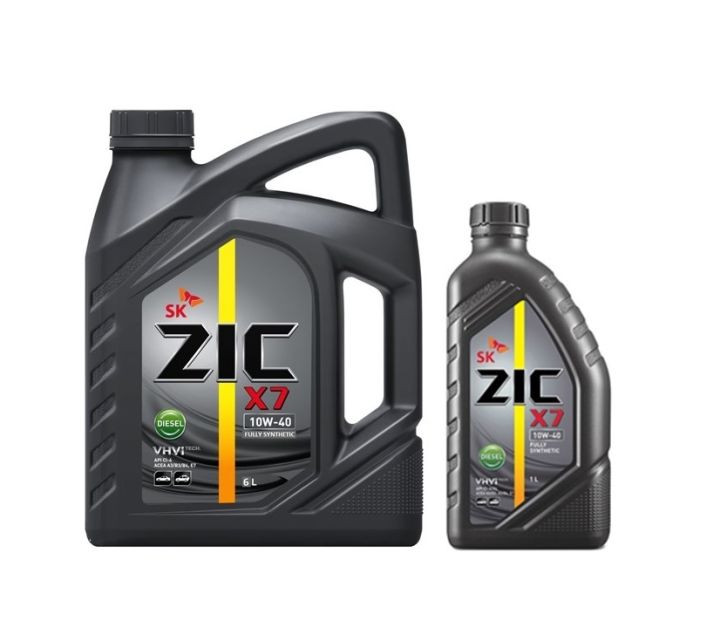 Zic X7 10W-40 Diesel Engine Oil Fully Synthetic 7 Liters | Lazada PH