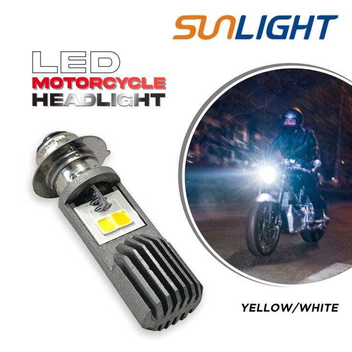 RUSI GALA 125 | Motorcycle Headlight LED Bulbs SUPER BRIGHT YELLOW ...