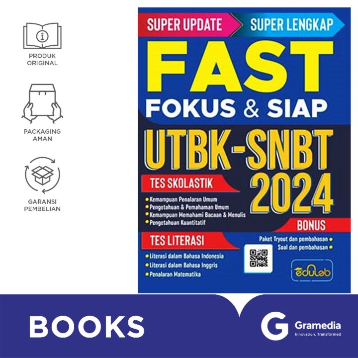 Buku Pelajaran - Fast: Fokus & Siap UTBK-SNBT 2024 | Lazada Indonesia