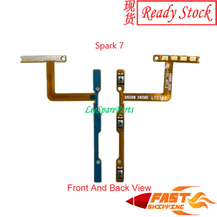 Tecno Spark 7 / 7T / 7 Pro Power On Off Volume Switch Button Flex ...
