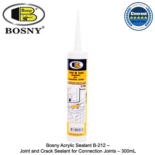 Bosny Acrylic Sealant B-212 – Joint and Crack Sealant for Connection ...