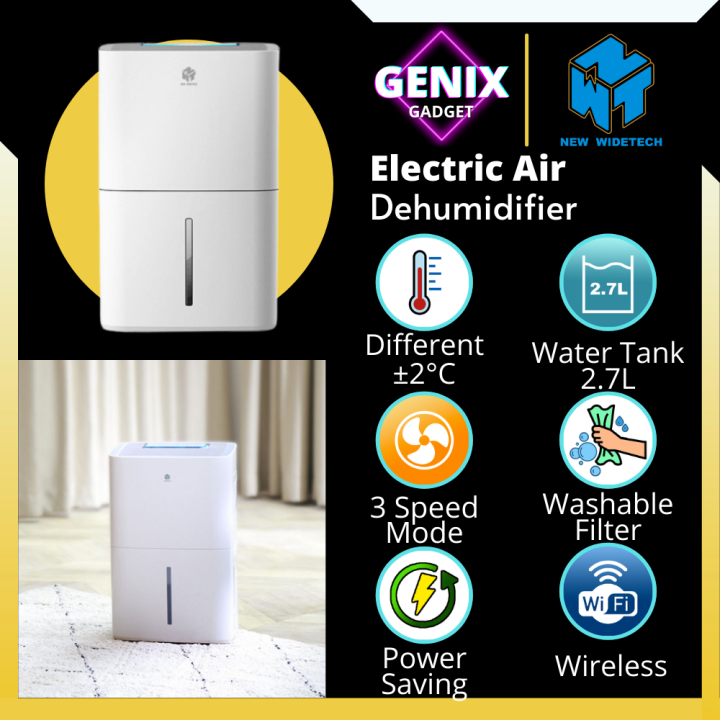 New WIDETECH Electric Air Dehumidifier 12L/18L/30L Household Moisture ...