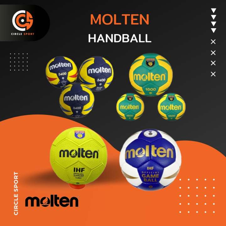Molten Handball Traning/Match/Tournament (HR/2200/3400) Bola Baling ...