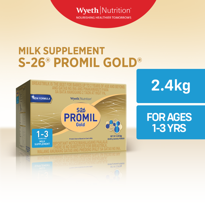Wyeth® S-26 PROMIL GOLD® THREE Milk Supplement for Kids 1-3 Years Old ...