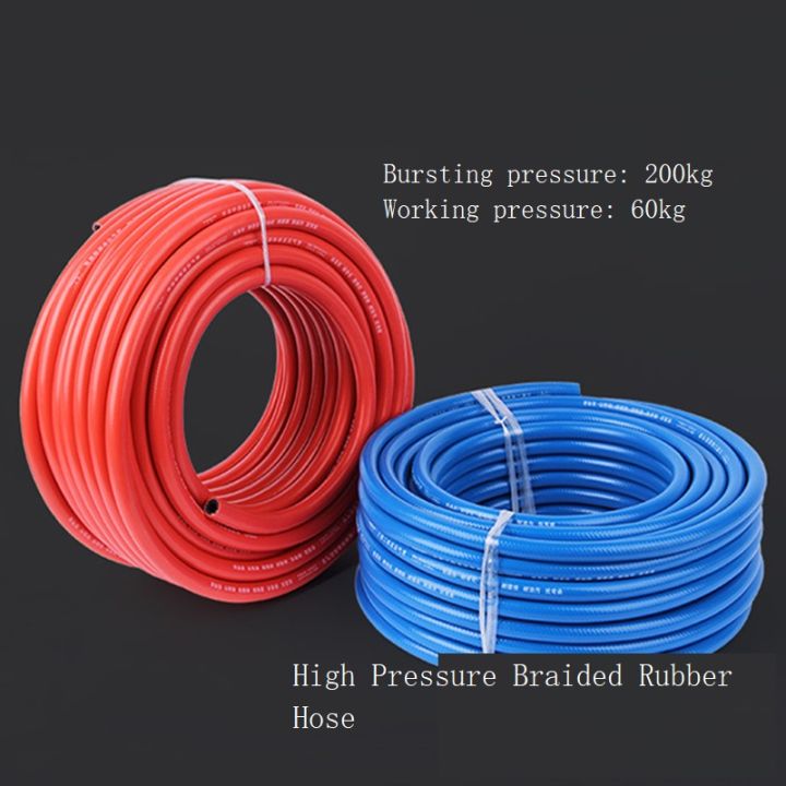 High Pressure Braided Rubber Hose 8x14mm Oxygen Acetylene Tube PVC ...