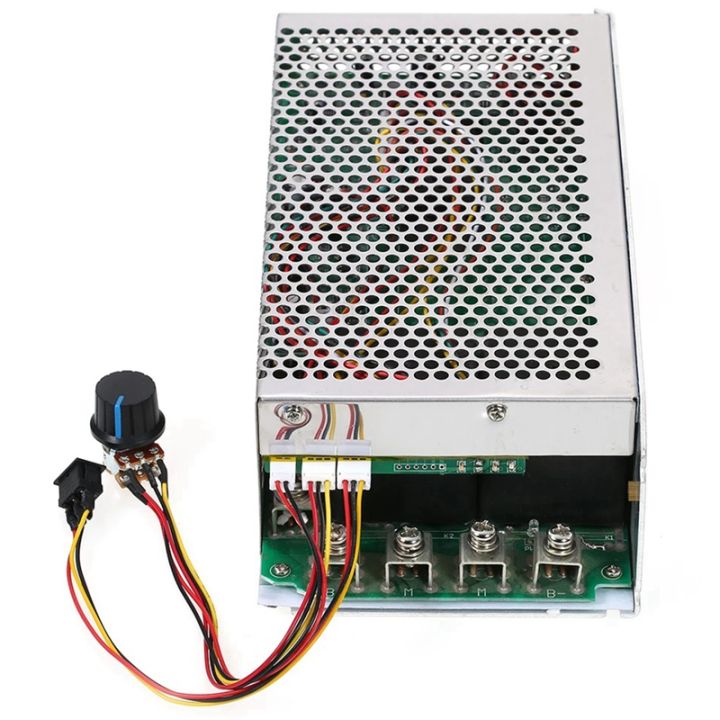 1 PCS DC Motor Speed Controller Regulator DC 10V-50V 5000W 200A PWM Reversible Control Silver ...