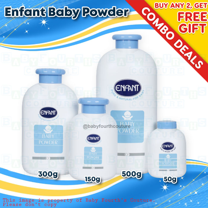 Baby Fourth Couture Enfant Pure and Natural Baby Powder | Lazada PH