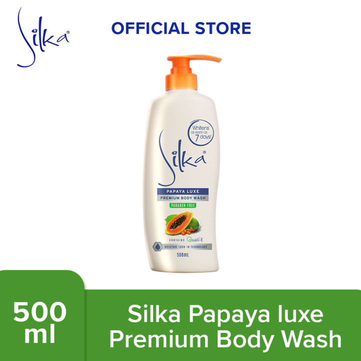 Silka Premium Body Wash Papaya Luxe 500mL | Lazada PH