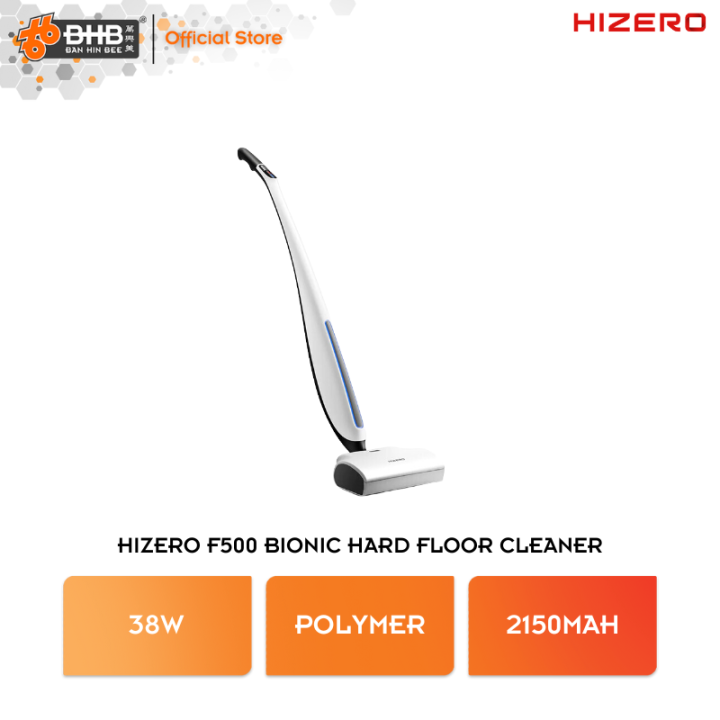 Hizero Bionic Hard Floor Cleaner F500 Polymer Cleaning Roller 38W ...