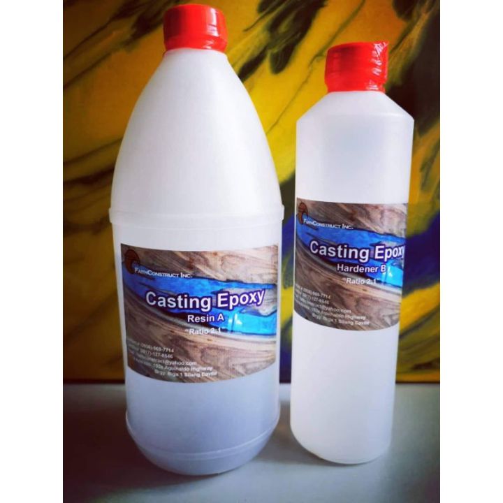 Casting Epoxy 1kg Set by Faithconstruct | Lazada PH