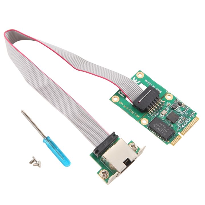 (KUAO) Mini PCIe 2.5G Ethernet Card RJ45 Network Adapter Gigabit ...