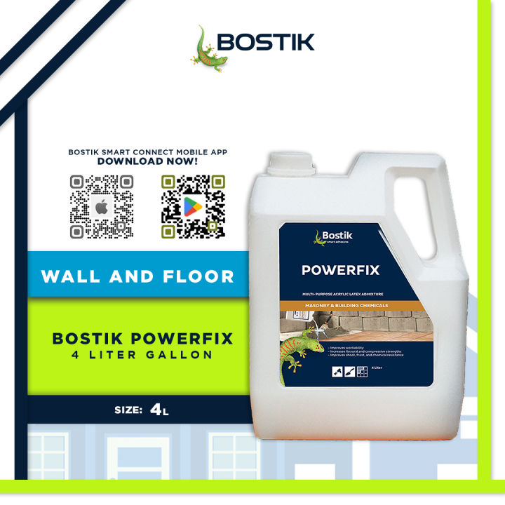 BOSTIK Powerfix Multi-purpose Acrylic Latex Fortifying Additive, 4L ...