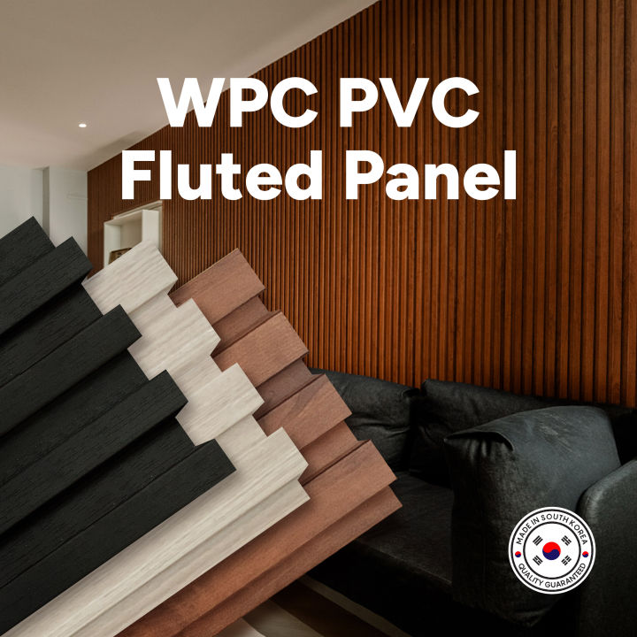 Lovehouse226 Fluted Panel WPC PVC Wall Panel Wood Strip Grille ...
