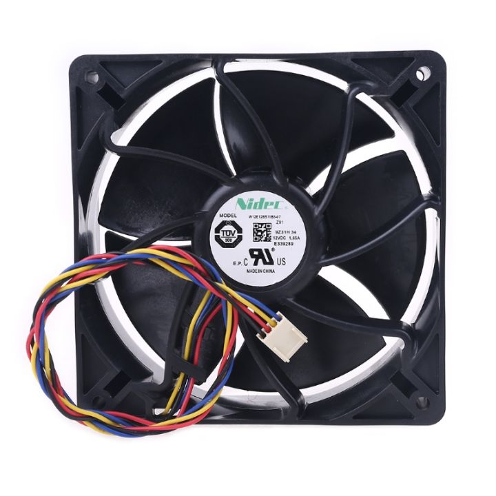 6000RPM 120mm 12cm PWM High Speed CFM Computer Fan W12E12BS11B5-57 ...