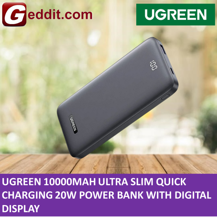 UGREEN 10000MAH ULTRA SLIM QUICK CHARGING 20W POWER BANK W (PB198-60689 ...