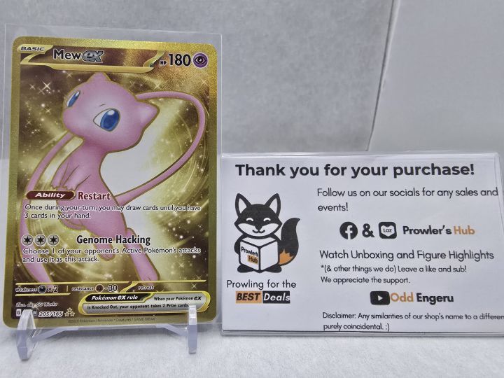 [MEW] Mew Gold Secret Rare - 205/165 - Pokemon 151 - Pokemon Card ...