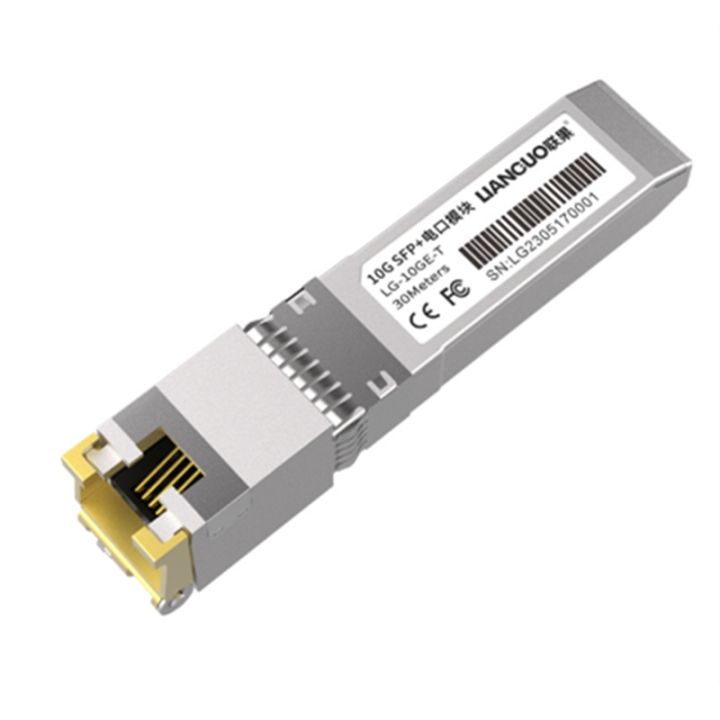 LIANGUO 10Gb SFP+ Module 1.25/2.5/5/10G for SFP+ to RJ45 Transceiver ...